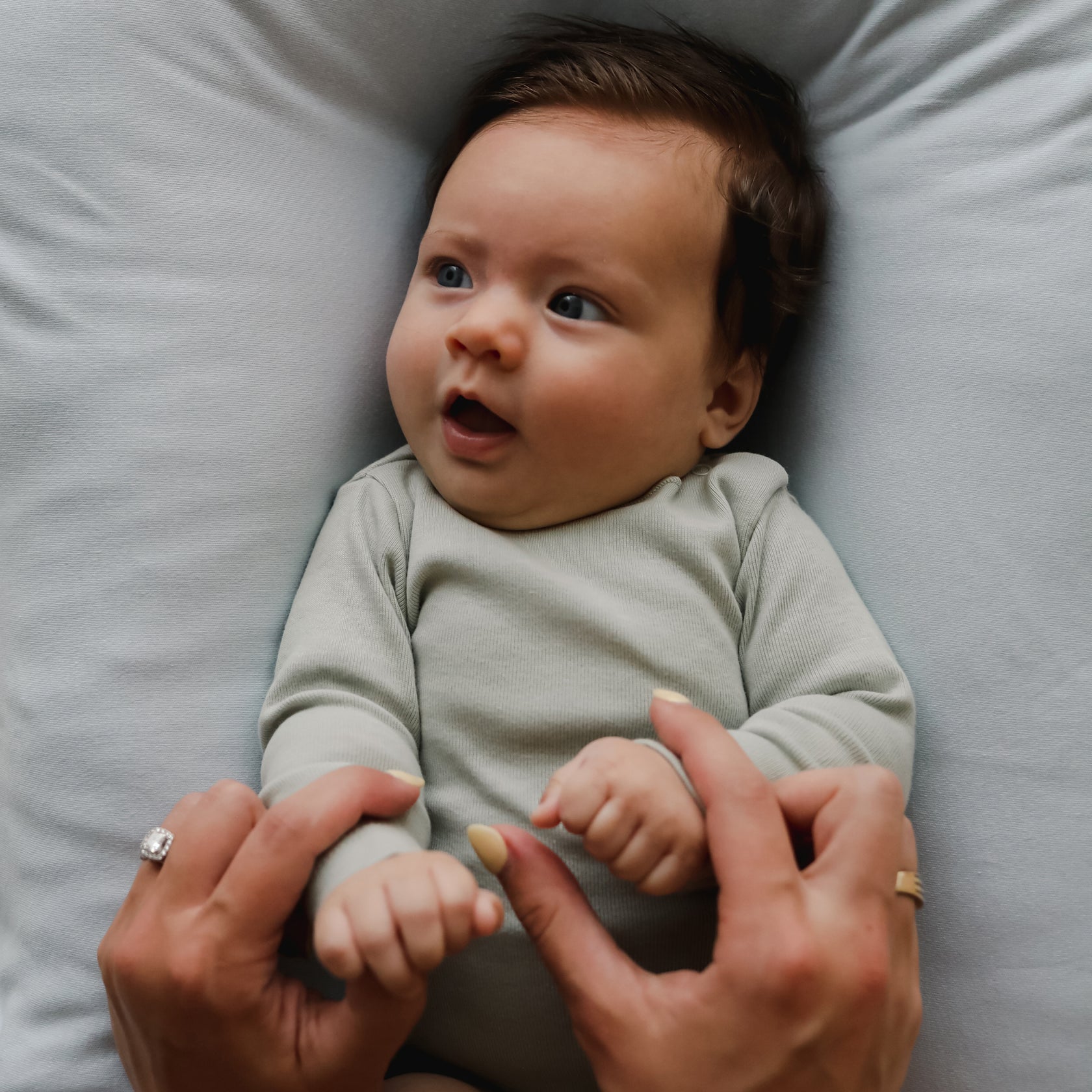 Infant Lounger Cover | Bluebell – Snuggle Me Organic